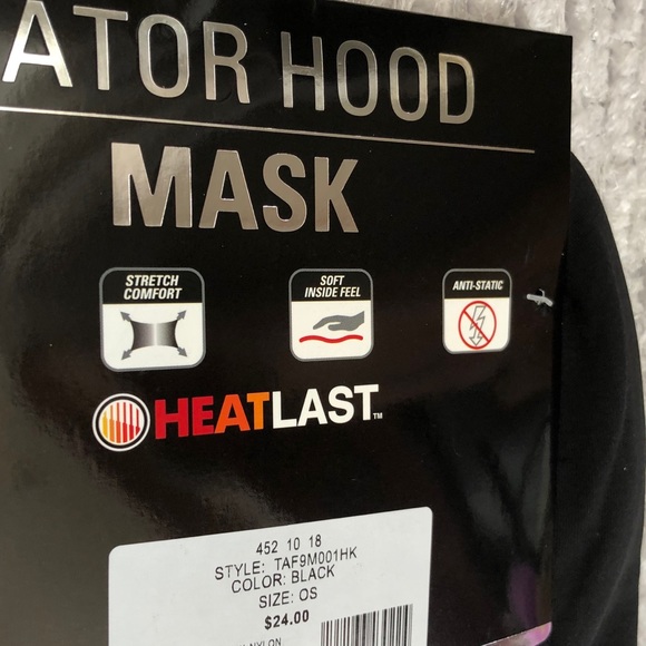 HEATLAST | Accessories | Nwt Gator Hood Mask Protects Your Face Unisex ...